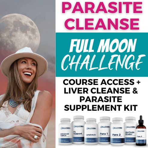 Parasite Cleanse Course + Liver Cleanse & Parasite Supplement Kit + VI ...
